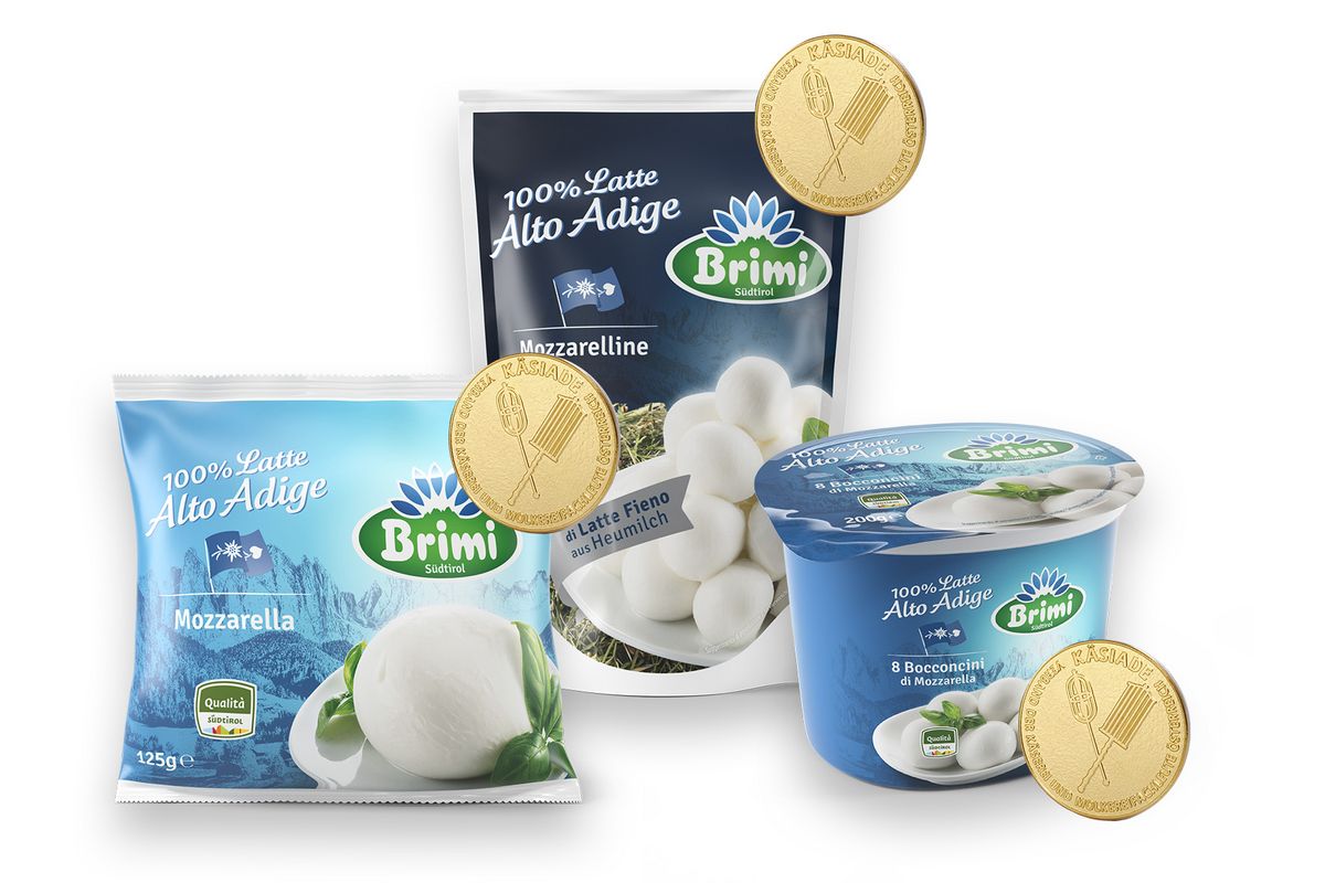 Raiffeisen Nachrichten: Brimi: 3 x Gold für Mozzarella